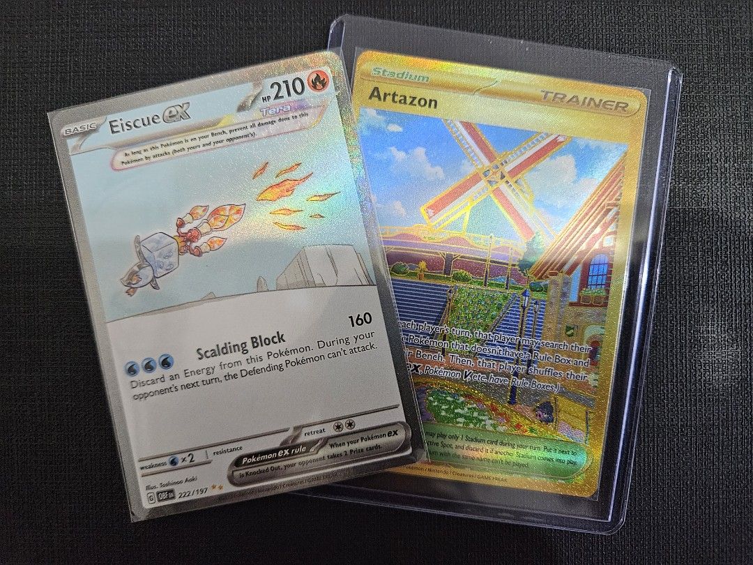 Eiscue EX SIR & Gold Artazon [Set], Hobbies & Toys, Memorabilia ...