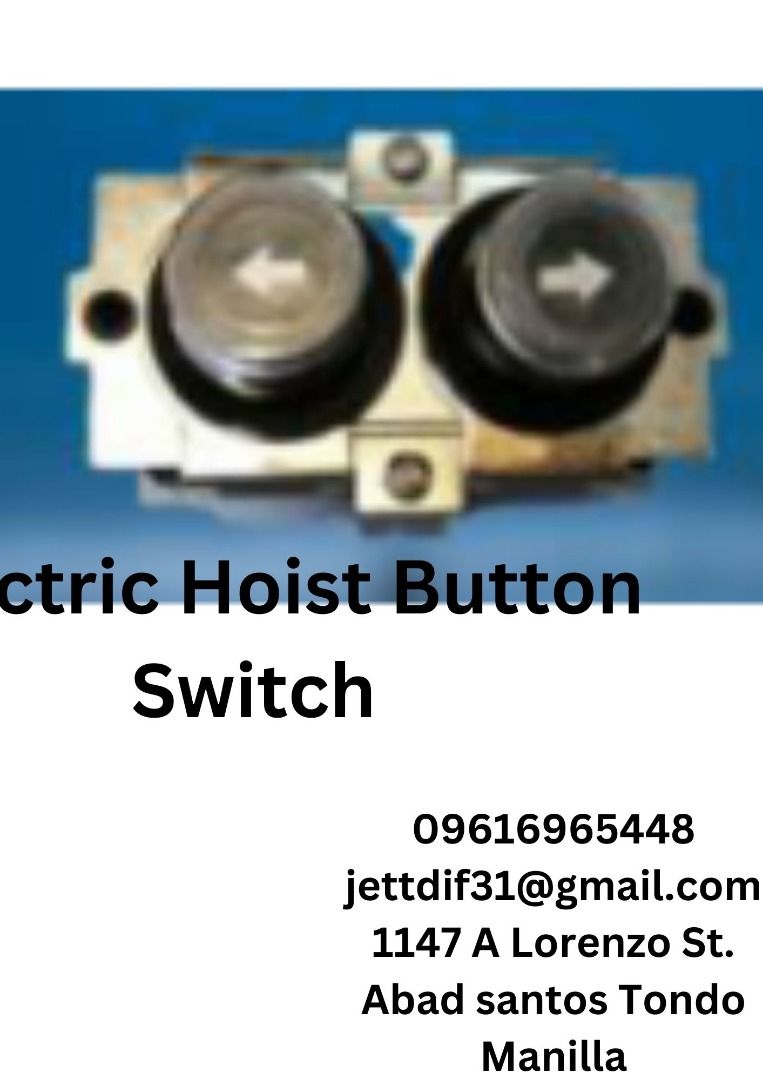 Electric Hoist Button Switch Single Phase, Commercial & Industrial ...