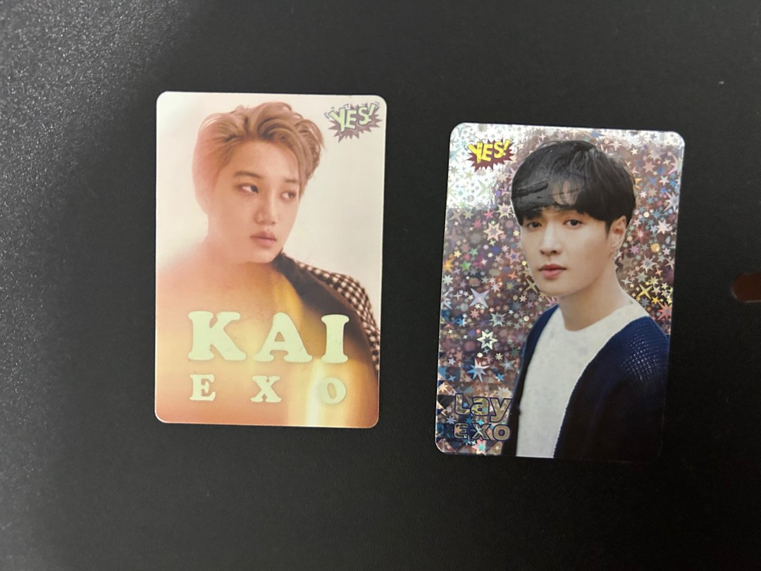 Exo kai, lay特別版 Yes 卡 閃卡, 興趣及遊戲, 收藏品及紀念品, 韓流 - Carousell
