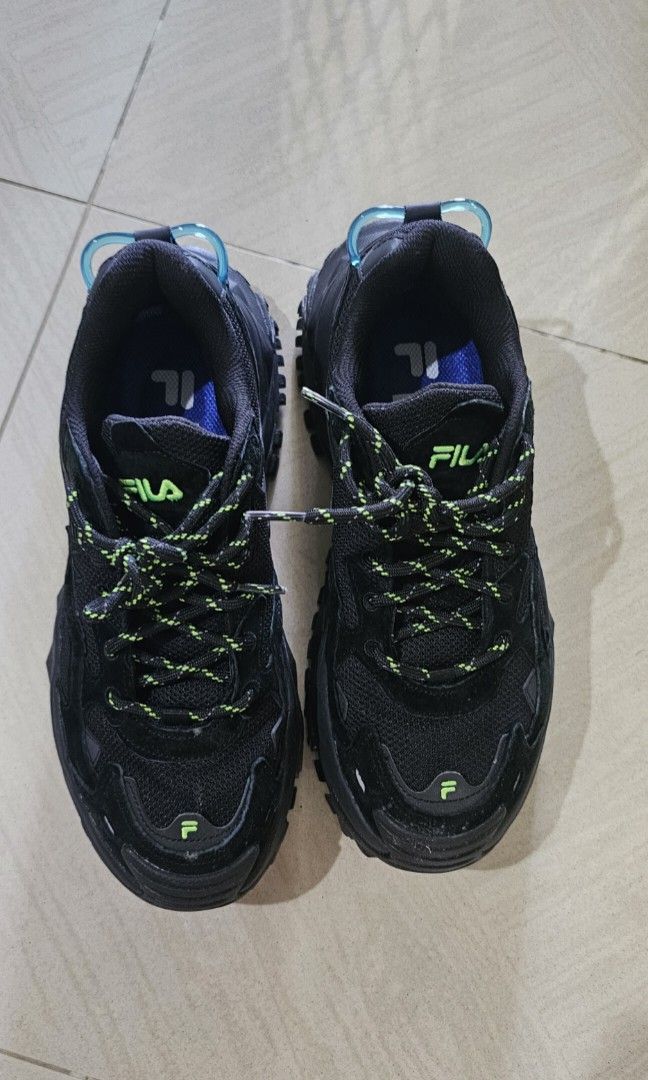 Fila hard candy Black shoe fila fusion new authentic, Women's Fashion ...
