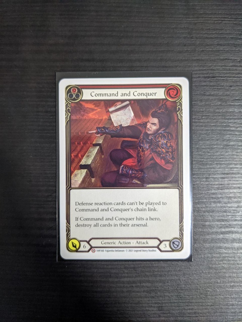 [Flesh and Blood TCG EN] Command and Conquer (1HP260), Hobbies & Toys ...