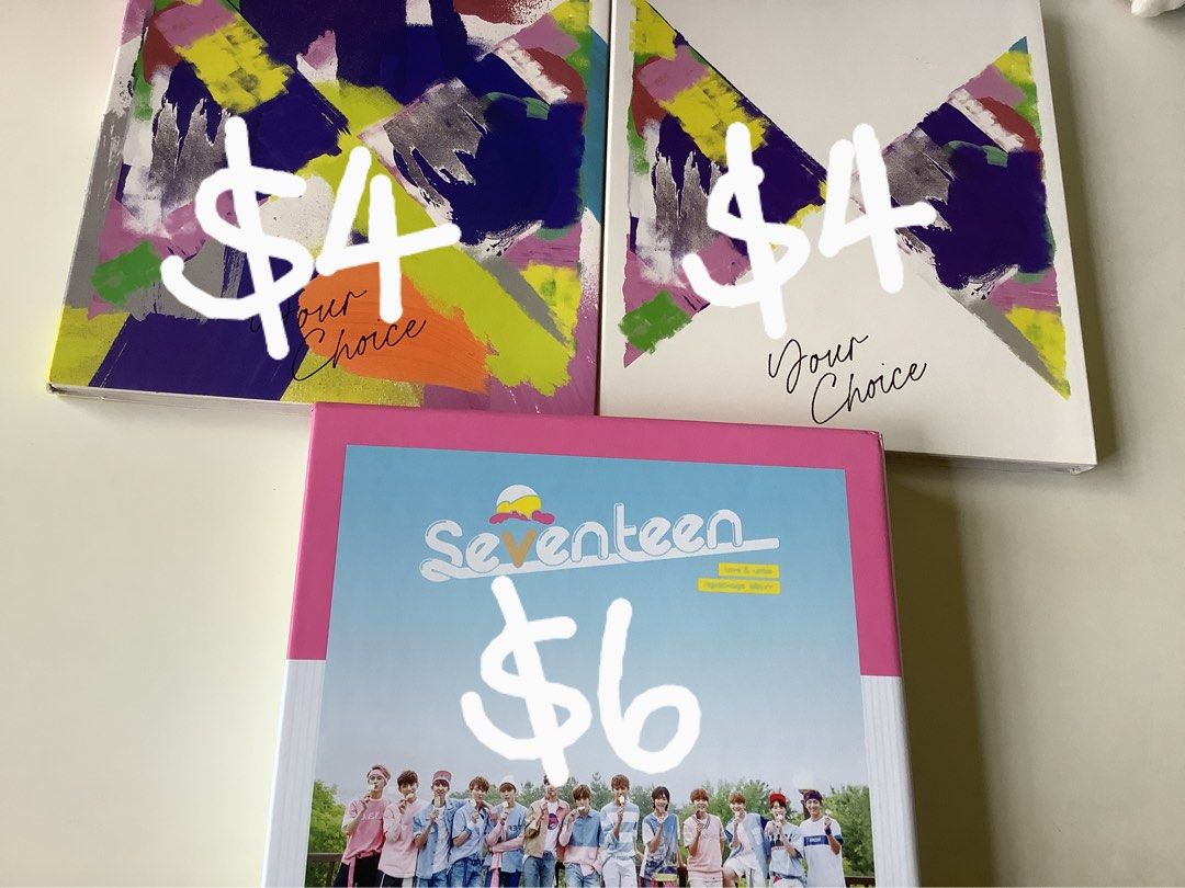 Unsealed svt albums, Hobbies & Toys, Memorabilia & Collectibles, K-Wave ...