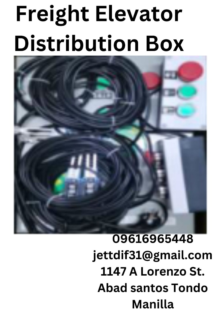 Freight Elevator Distribution Box, Commercial & Industrial ...