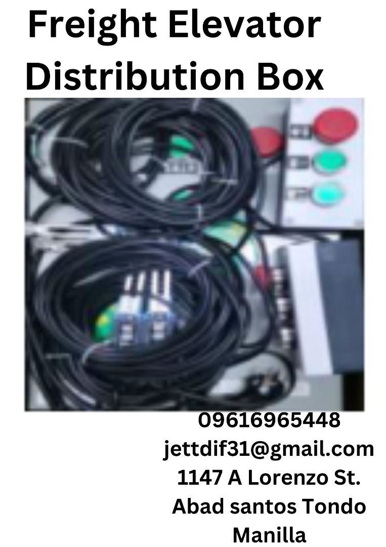 Freight Elevator Distribution Box, Commercial & Industrial ...