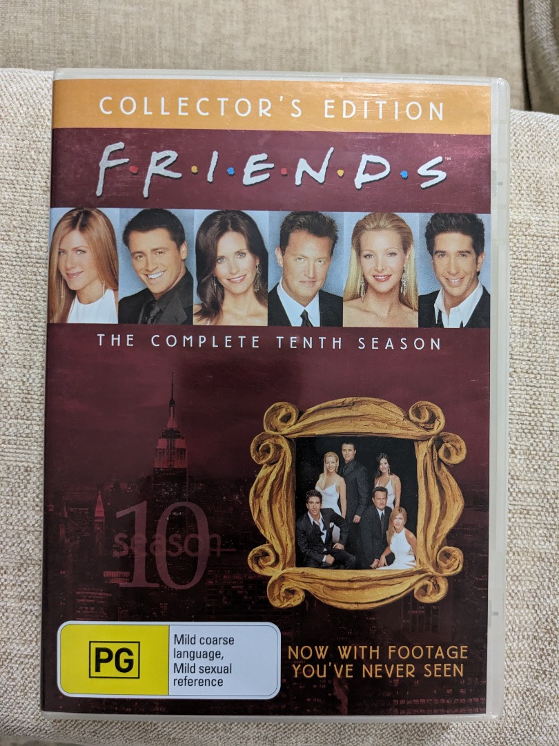 Friends Collector's Edition DVD Season 10, Hobbies & Toys, Music ...