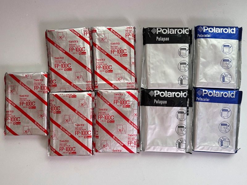 Fuji FP-100C & Polapan/Polacolor Instant Film (out of date stock), 攝影器材 ...