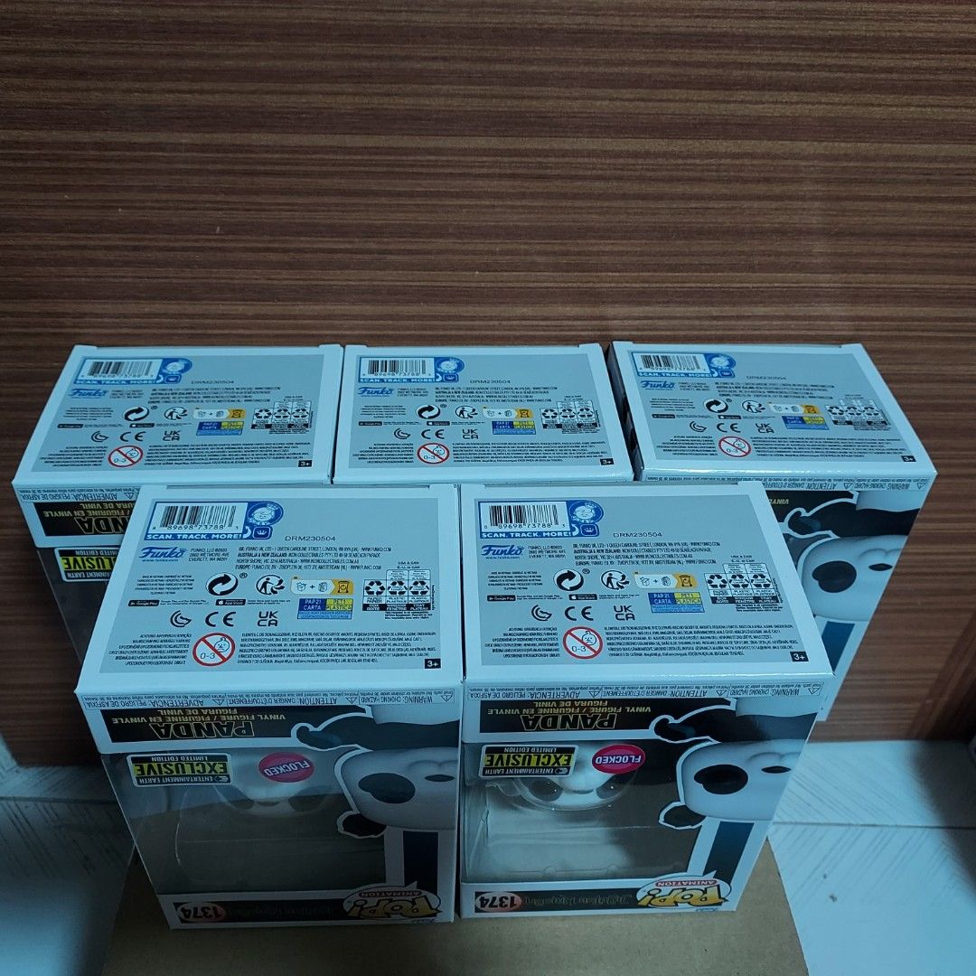 Funko Panda Jujutsu kaisen Flocked, Hobbies & Toys, Toys & Games on ...