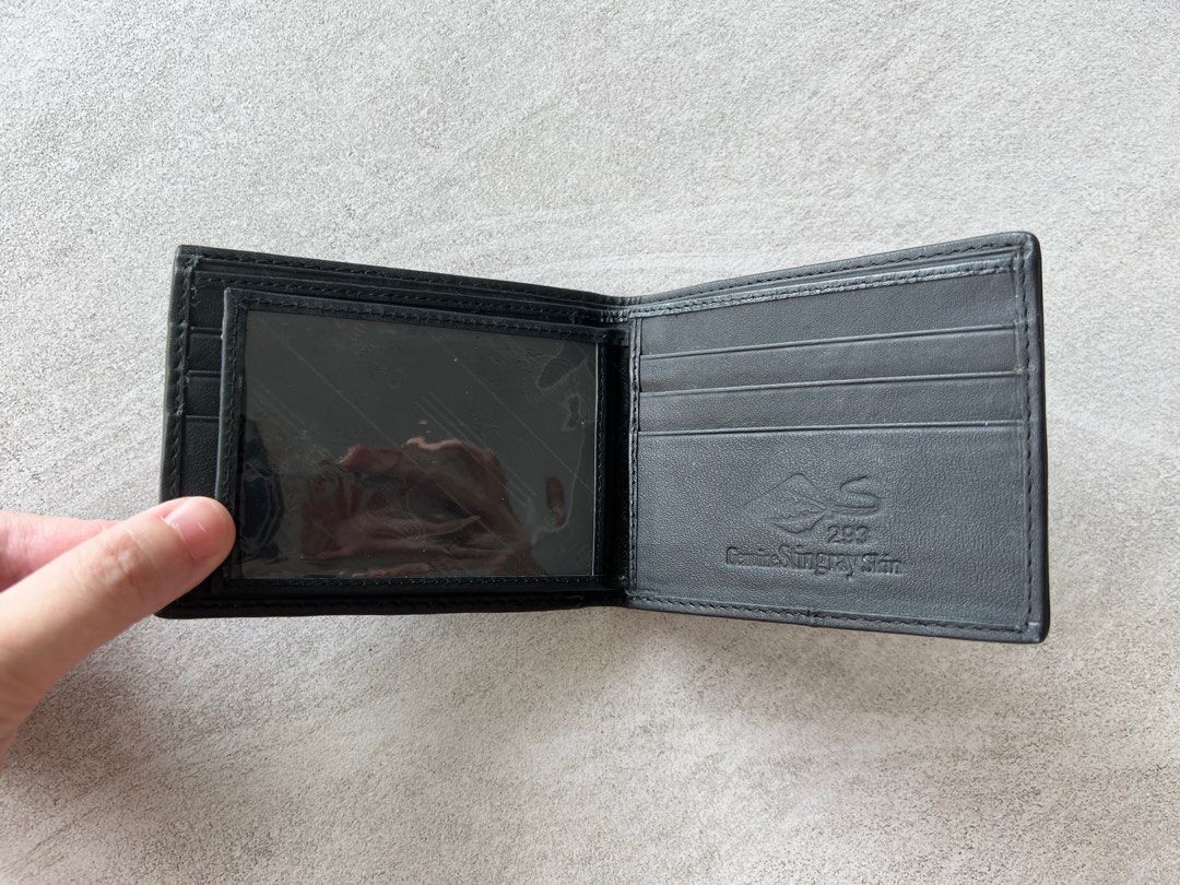 ORENDOL Genuine Stingray Skin Wallet, Men's Fashion, Watches ...