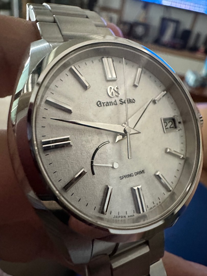 Grand Seiko spring drive sbga465G, Luxury, Watches on Carousell
