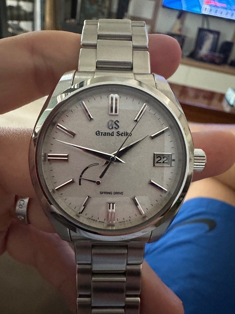 Grand Seiko spring drive sbga465G, Luxury, Watches on Carousell