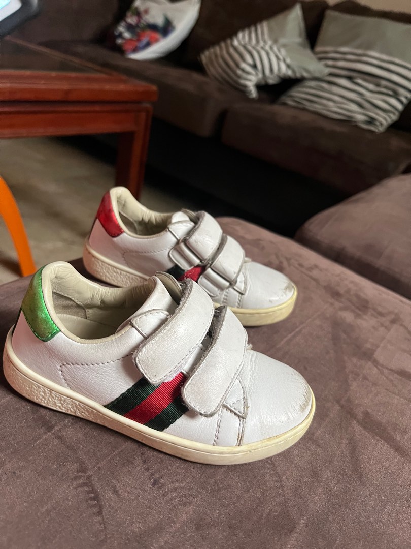Gucci Sneakers Toddlers, Babies & Kids, Babies & Kids Fashion on Carousell