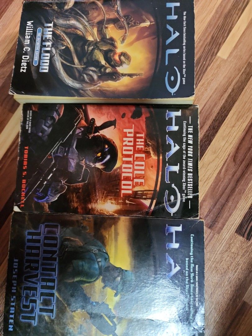 HALO NOVEL THE FLOOD, CONTACT HARVEST, THE COLE PROTOCOL, Hobbies ...