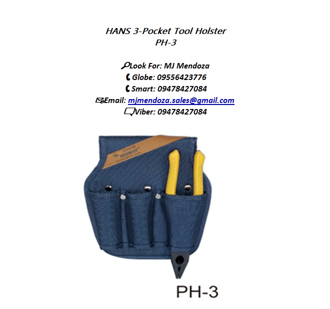 HANS 3-Pocket Tool Holster PH-3, Commercial & Industrial, Industrial ...