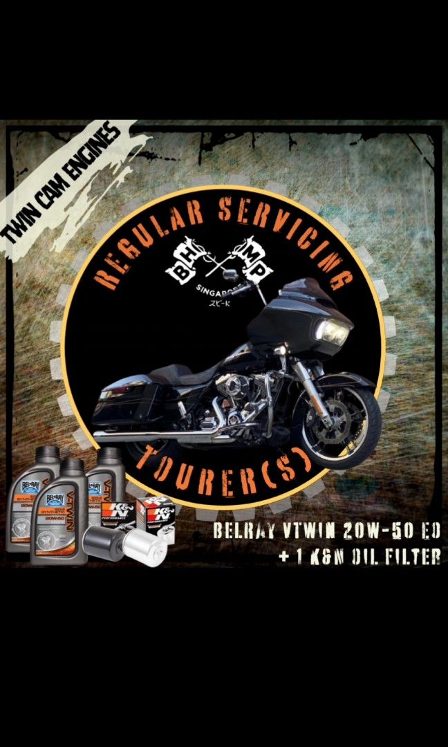 Harley davidson regular servicing, Motorcycles, Motorcycle Accessories ...