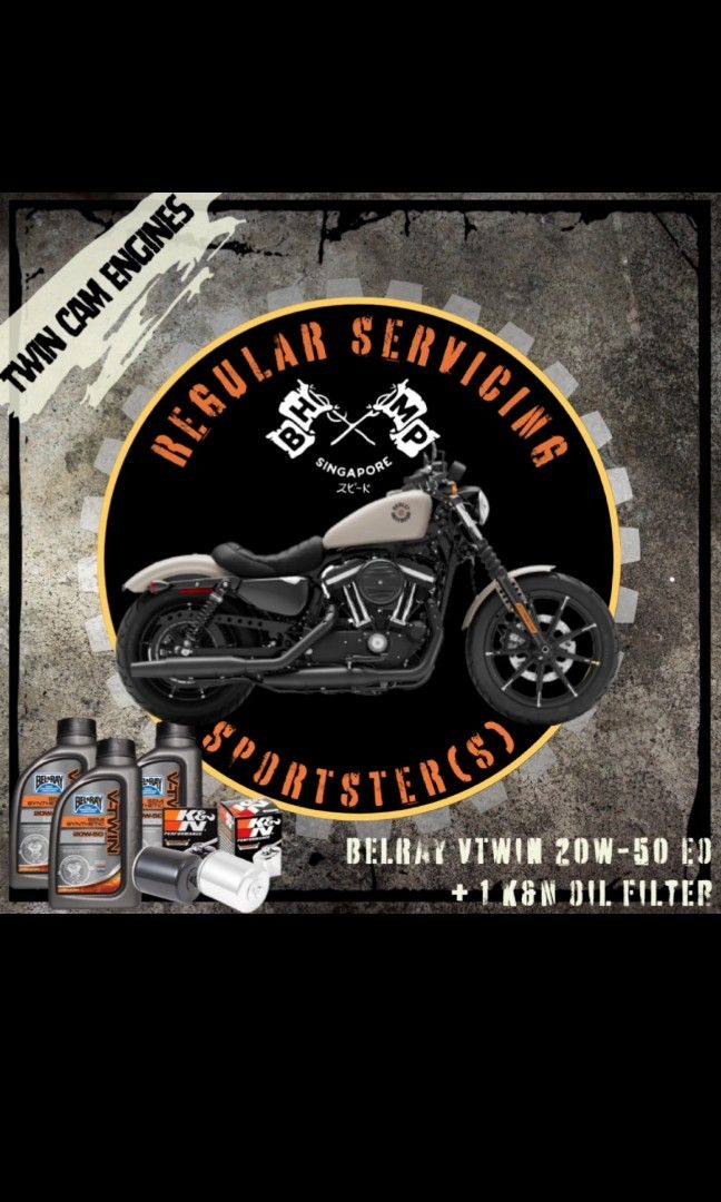 Harley davidson regular servicing, Motorcycles, Motorcycle Accessories ...