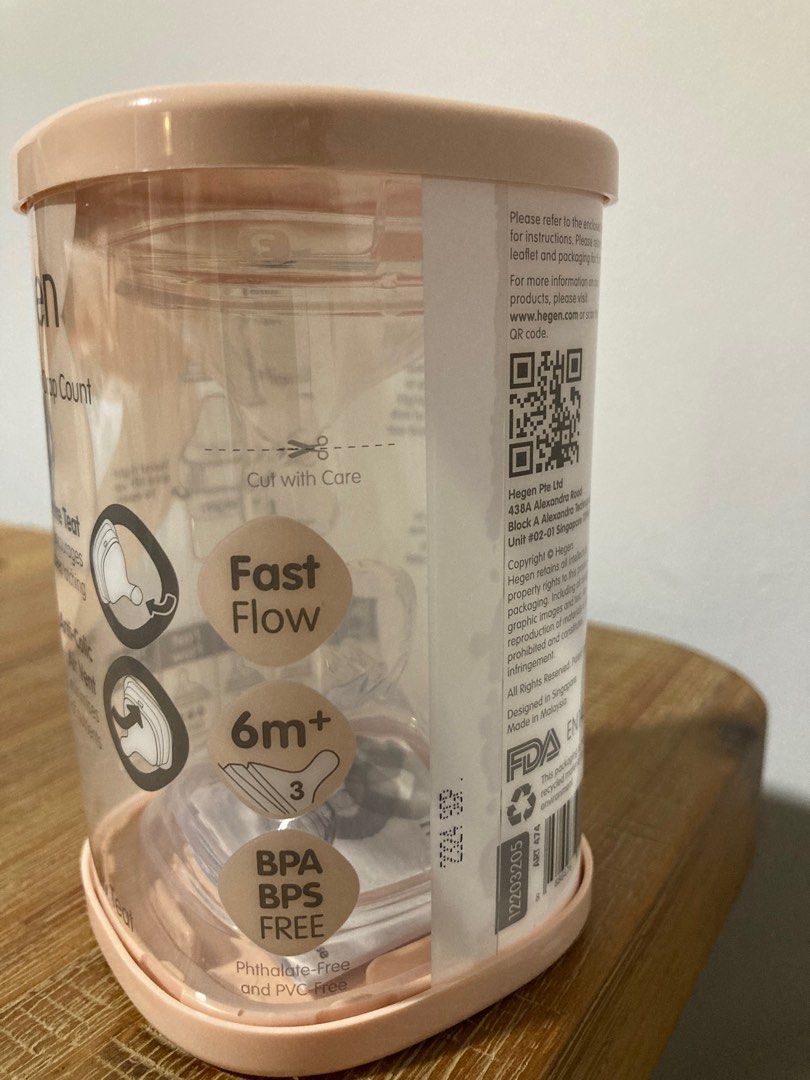 Hegen Fast Flow Teat 6m+, Babies & Kids, Nursing & Feeding ...