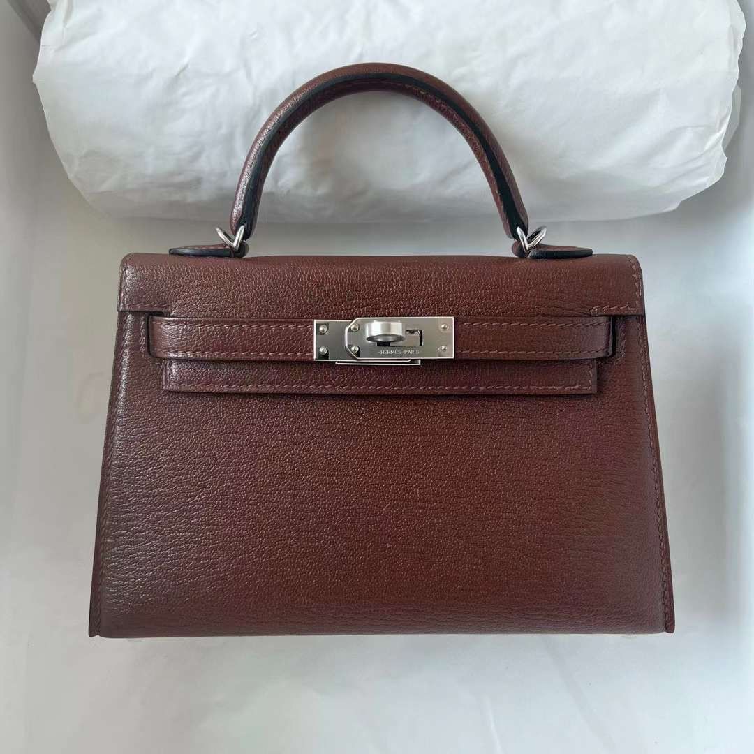Hermes mini kelly chevre for pregawa, Luxury, Bags & Wallets on Carousell