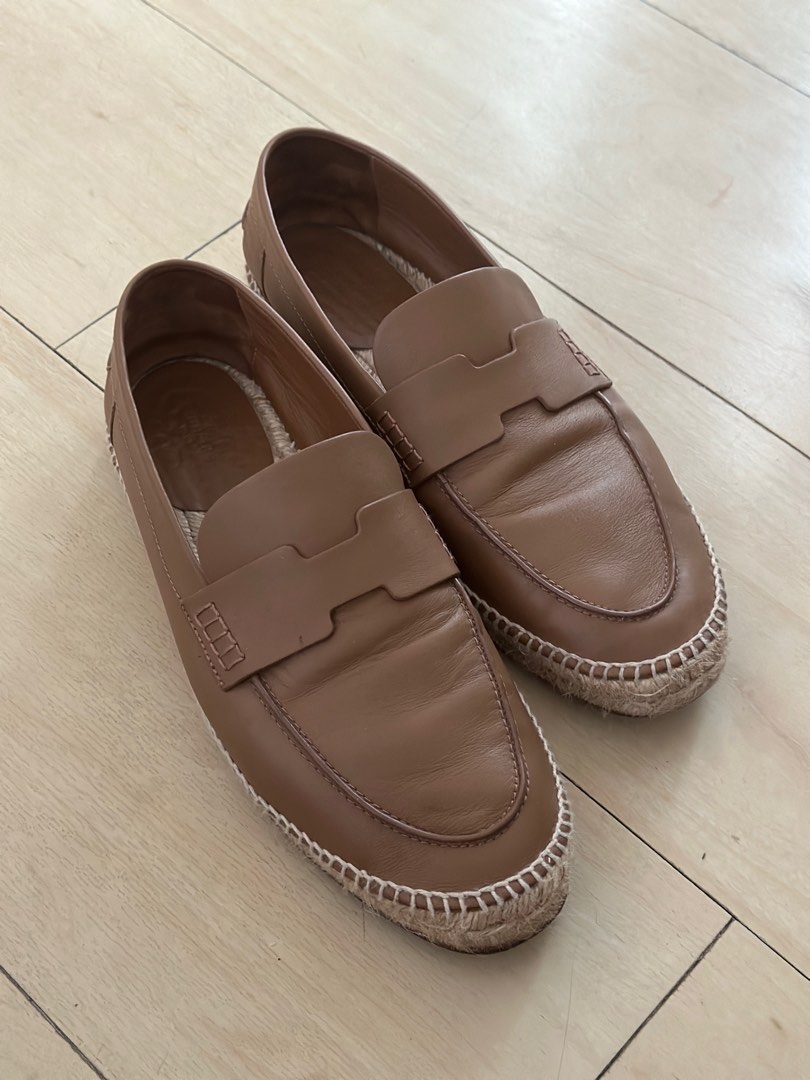 Hermes Trip Espadrille Men - Tan Color, Fesyen Pria, Sepatu , Sepatu Formal di Carousell