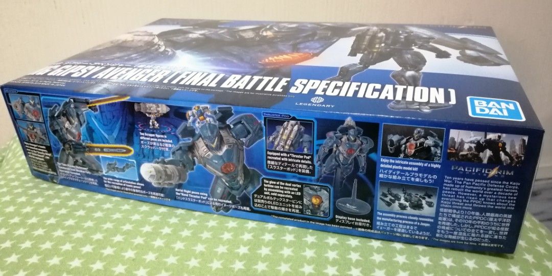 HG Gipsy Avenger (Final Battle Specification) Pacific Rim Bandai Model ...