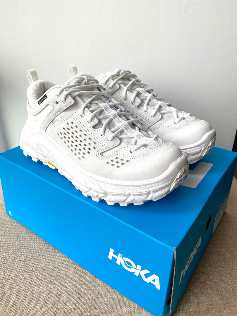 （有收據）HOKA TOR ULTRA LOW GORE-TEX® NIMBUS CLOUD WHITE EU40 US7 UK6.5 ...