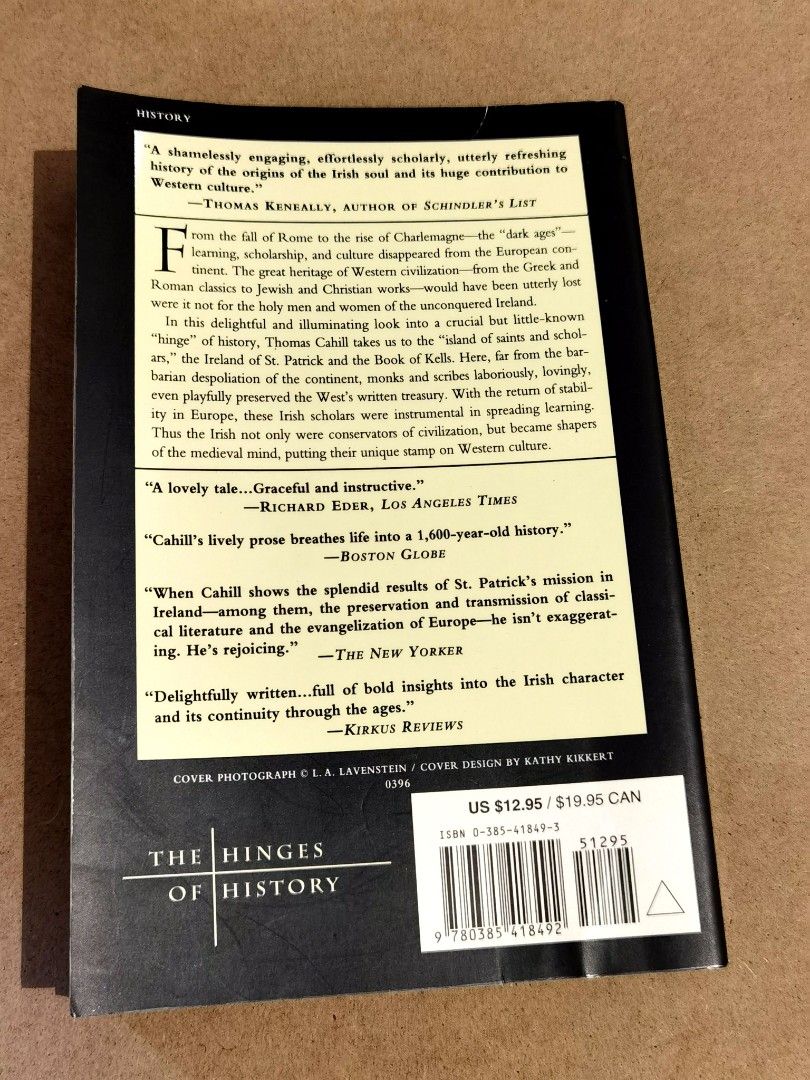 How The Irish Saved Civilization Untold Story Of Ireland's Heroic Role ...