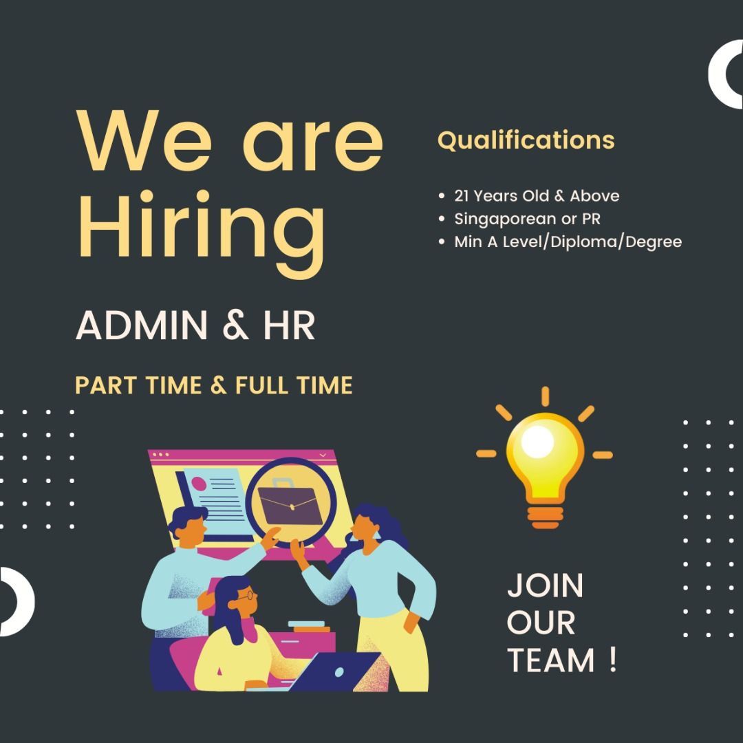 HR/Admin, Jobs, Admin & Finance on Carousell