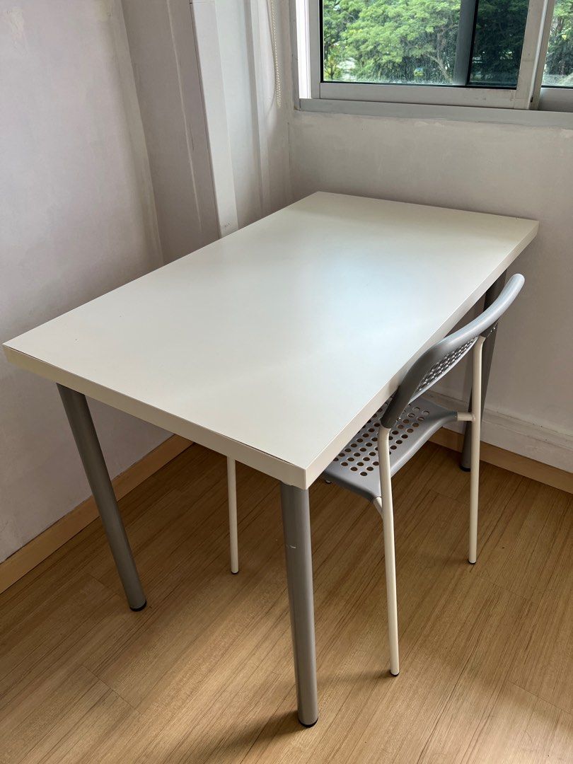 Ikea table and chair, Furniture & Home Living, Furniture, Tables & Sets ...