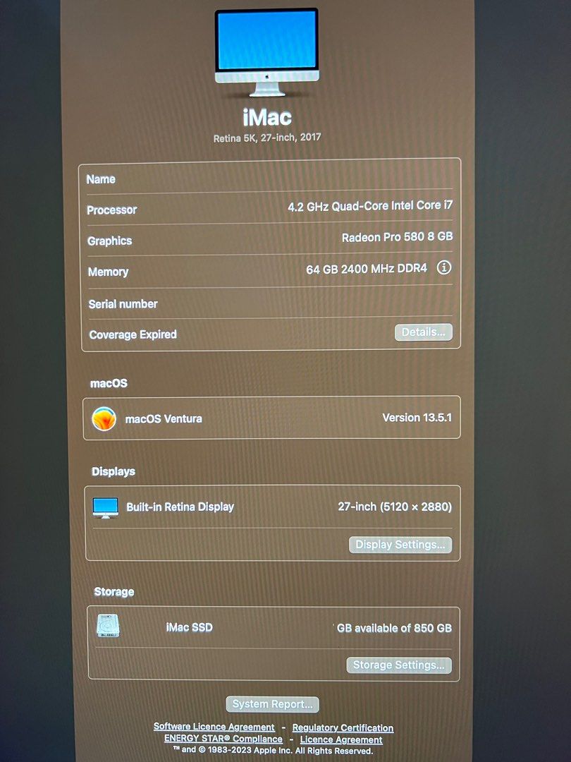Maxed out iMac 2017 5k 27inch Retina, Computers & Tech, Desktops on ...
