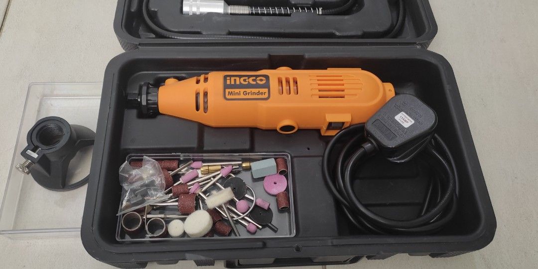 INGCO MINI GRINDER WITH ORIGINAL ACCESSORIES AND ADD-ON, COME WITH BOX ...