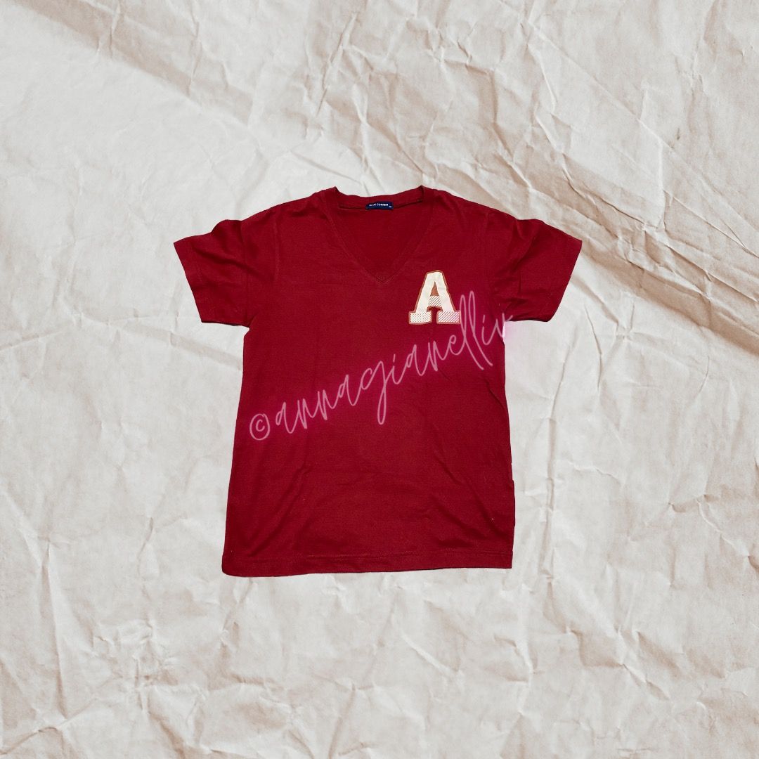 Initial Shirt, Women's Fashion, Tops, Shirts on Carousell