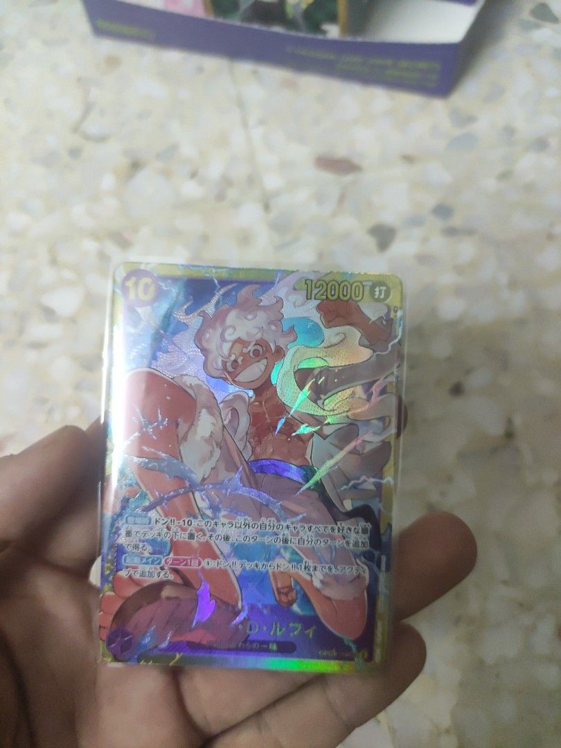 Japanese One Piece TCG OP05-119 Monkey D Luffy, Hobbies & Toys, Toys ...