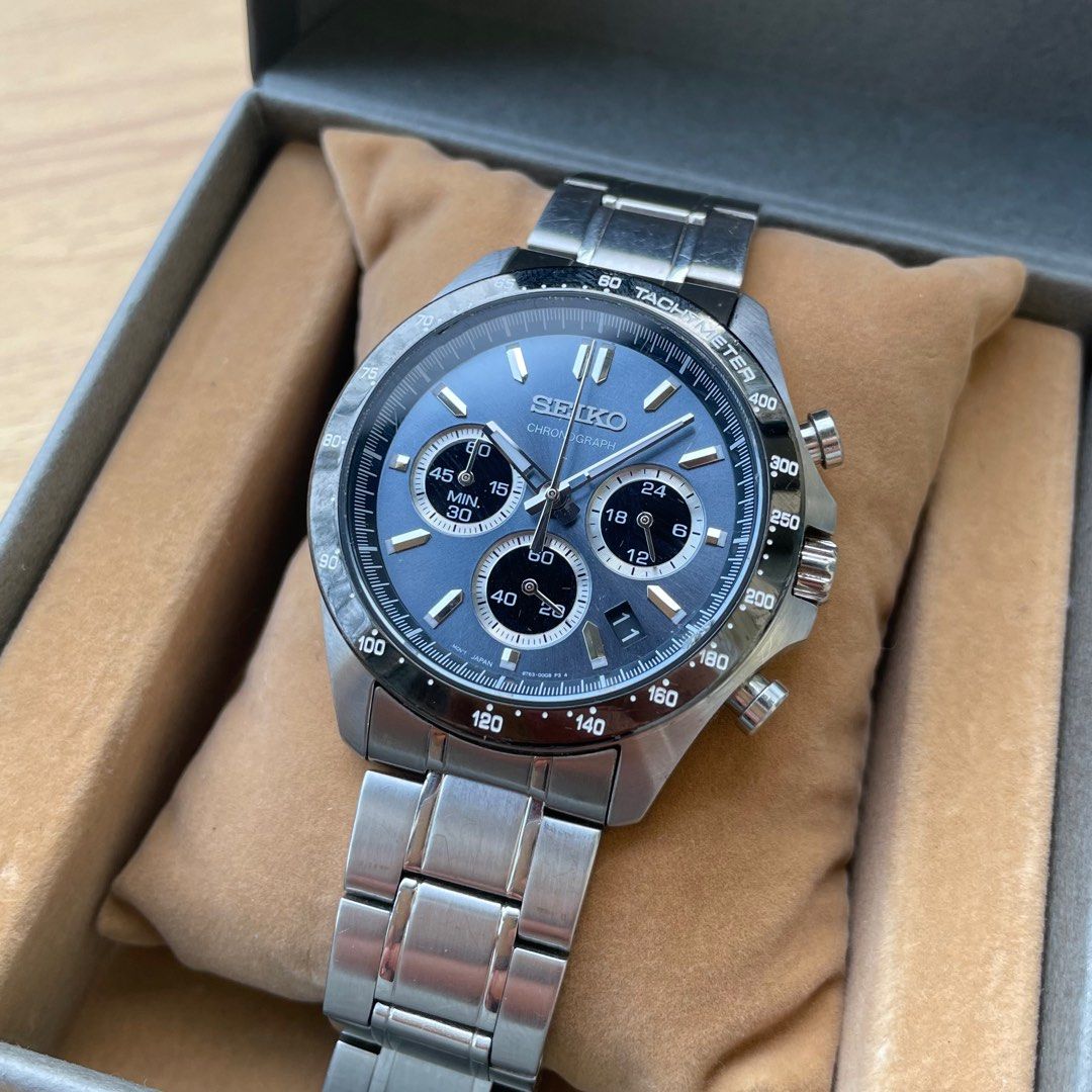 JDM Seiko Spirit - SBTR027 Ice Blue Chronograph, Luxury, Watches on ...