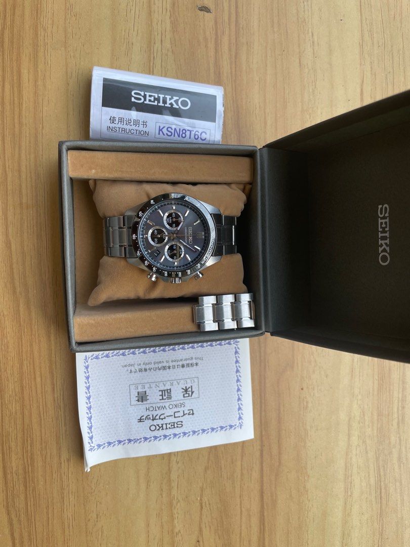 JDM Seiko Spirit - SBTR027 Ice Blue Chronograph, Luxury, Watches on ...
