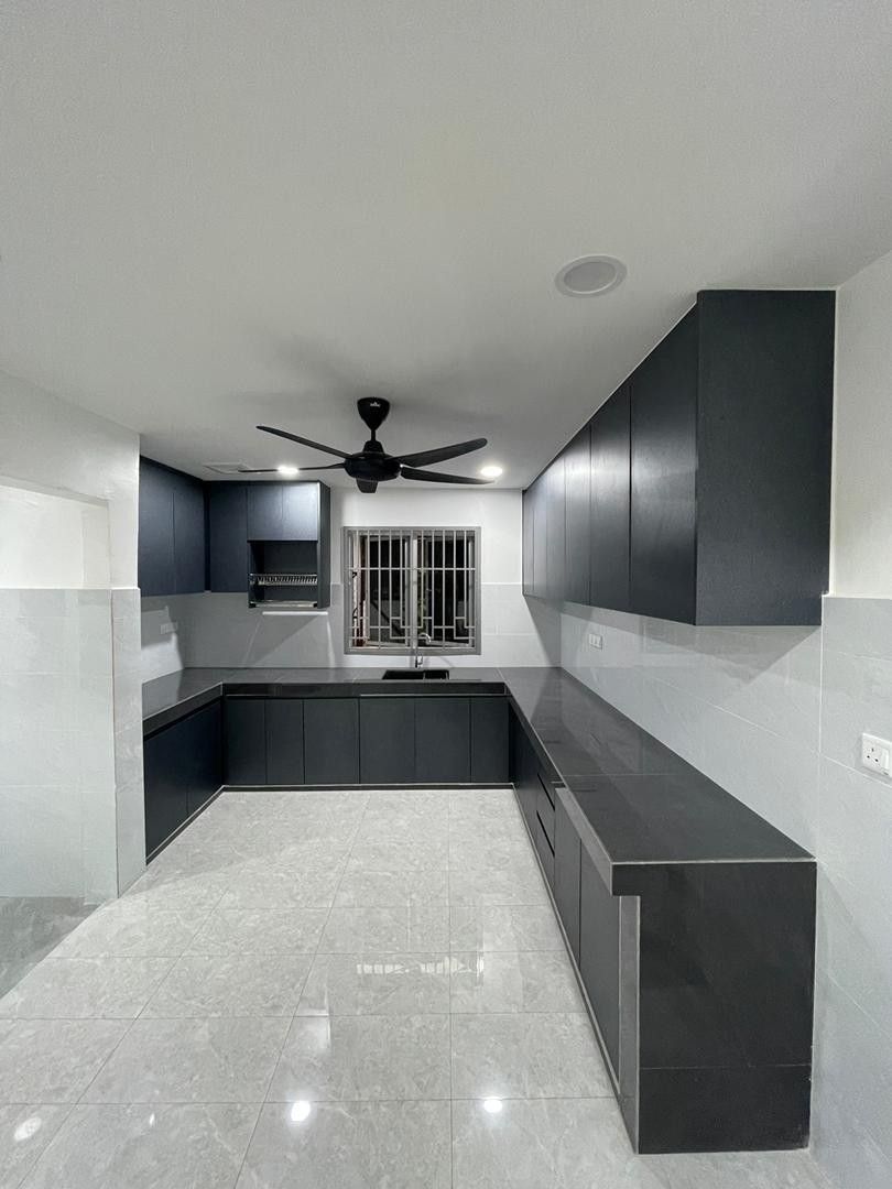 Kabinet Dapur /Kitchen Cabinet/ Melamine/Blockboard/Foamboard/ Quartz ...