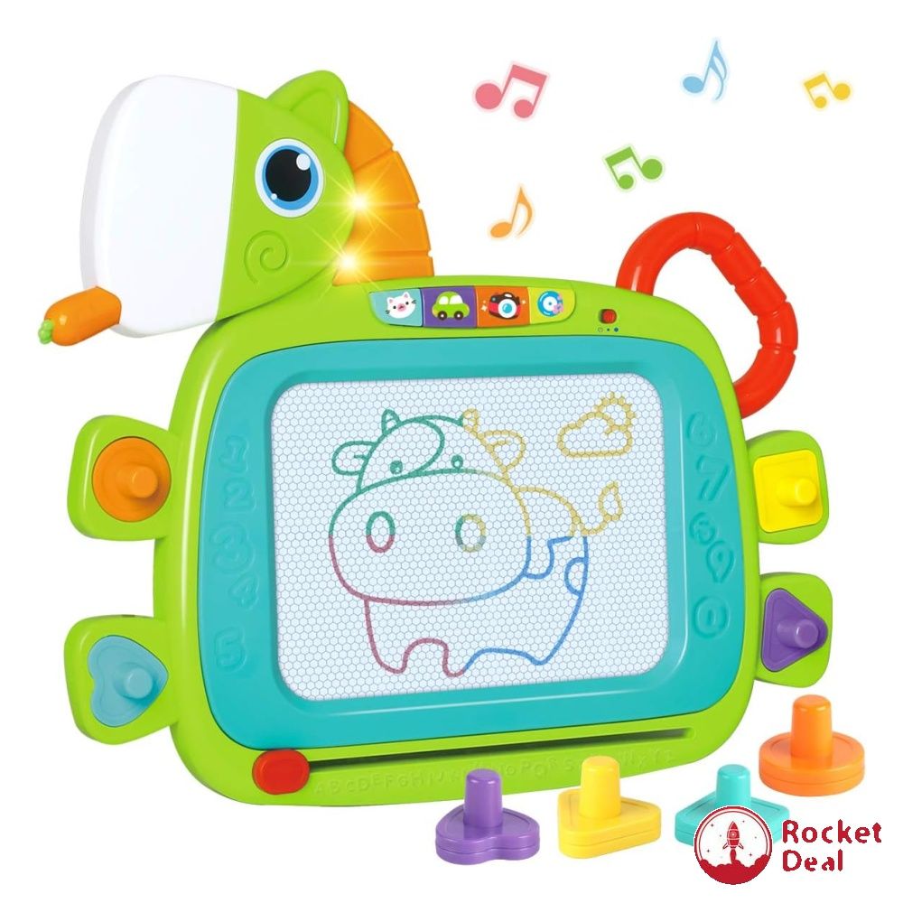 KaeKid Magnetic Drawing Board for Kids, Educational Writing and ...