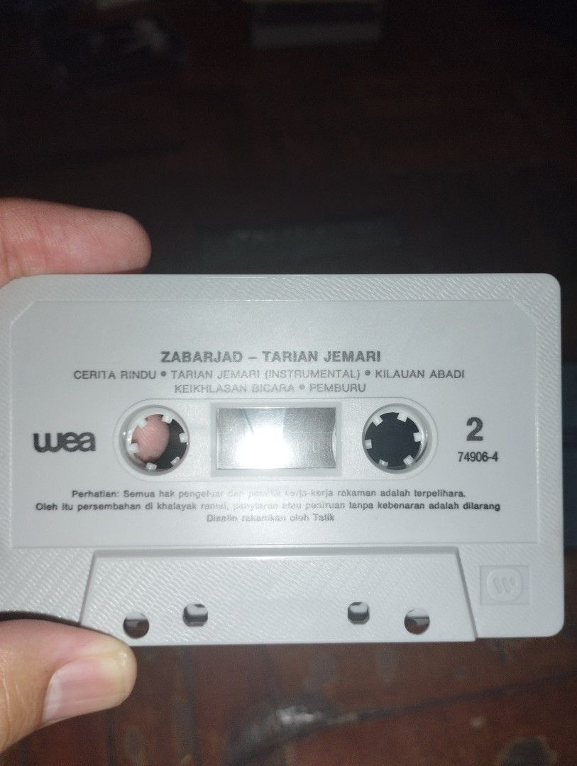 Kaset Zabarjad-Tarian Jemari, Hobbies & Toys, Music & Media, CDs & DVDs ...
