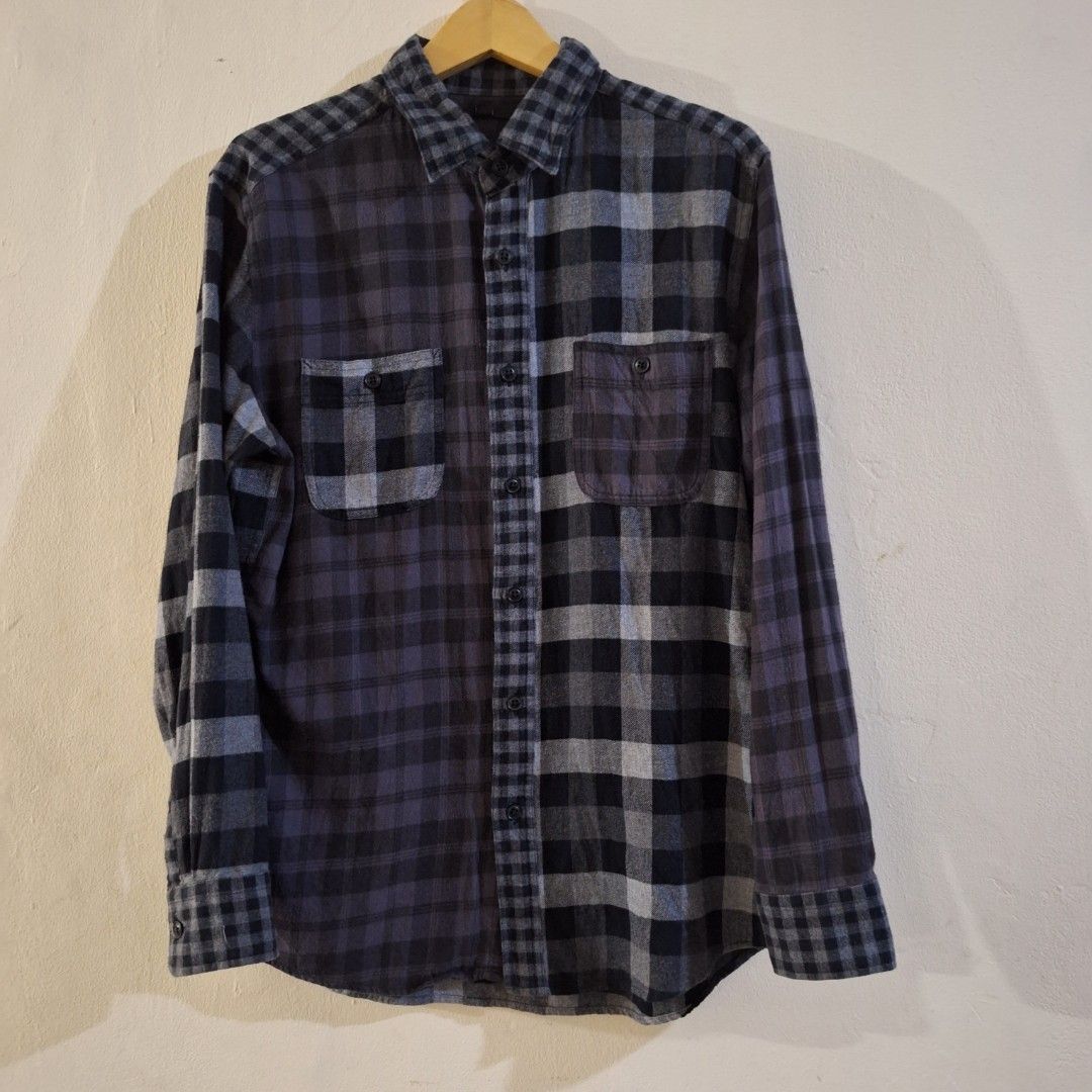 Kemeja Flanel Uniqlo Two Tone Pria, Fesyen Pria, Pakaian , Atasan di ... Kemeja Flanel Uniqlo Two Tone Pria, Fesyen Pria, Pakaian , Atasan di ...