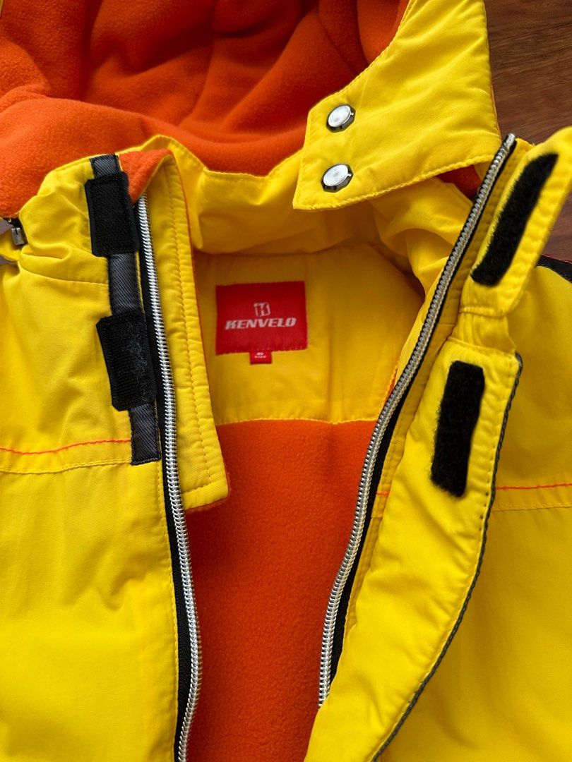 Kenvelo kids thick winter jacket with detachable high neck hood, Babies ...