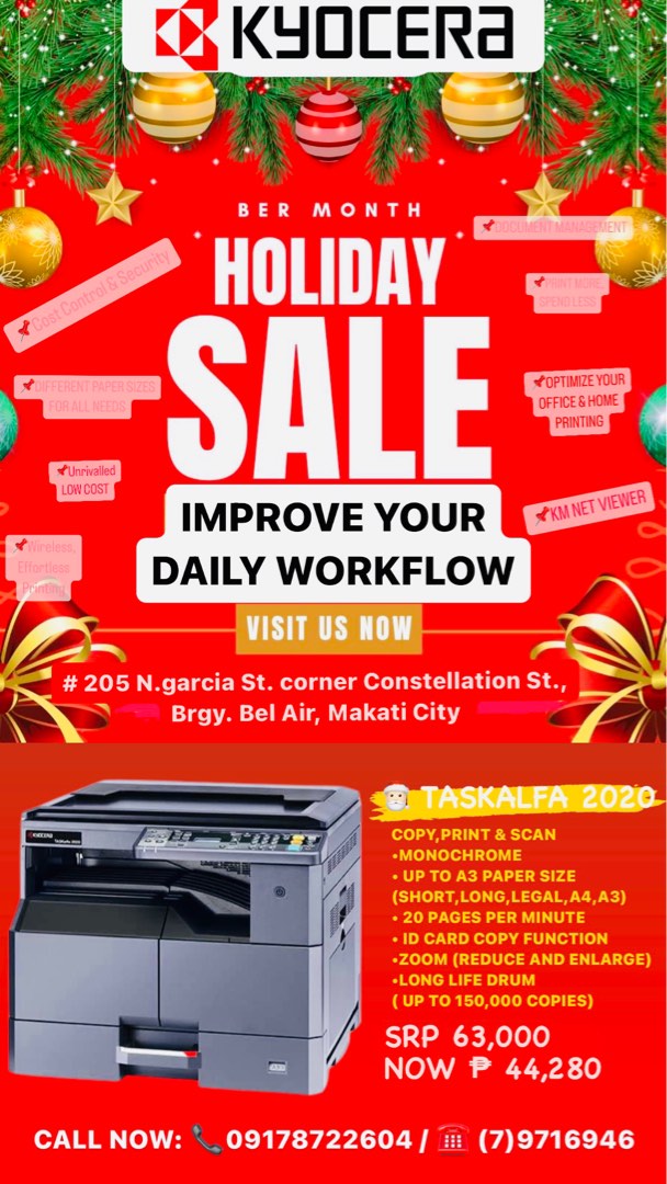 KYOCERA PRINTER CHRISTMAS PACKAGE, Computers & Tech, Printers, Scanners ...