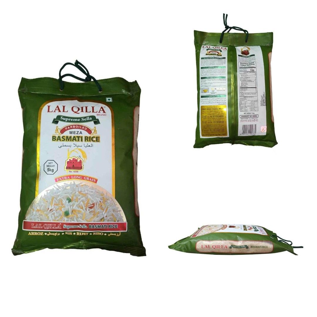 Lal Qilla Parboiled Meza Basmati Rice, Food & Drinks, Rice & Noodles on ...