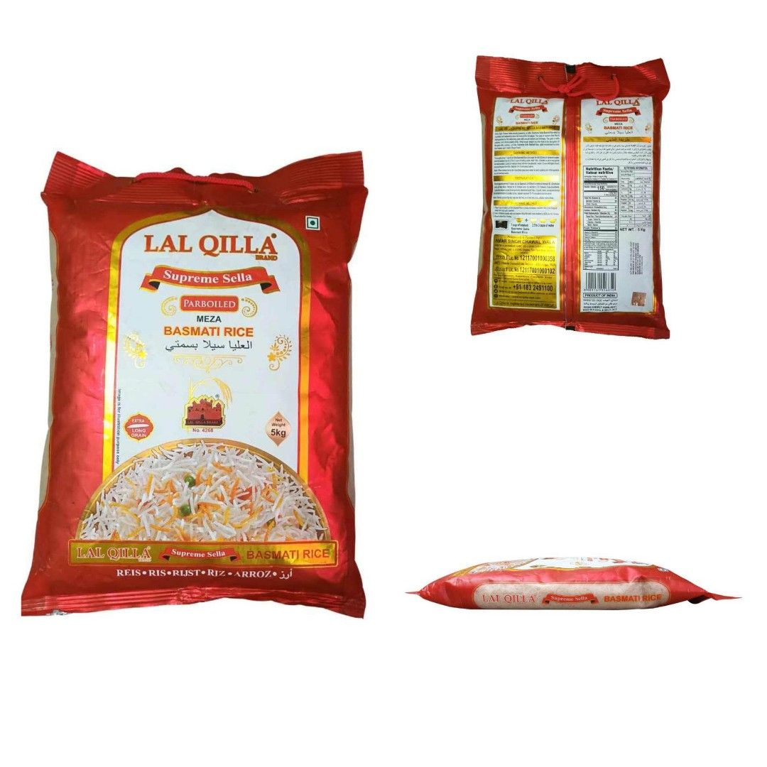 Lal Qilla Supreme Sella Meza Basmati Rice, Food & Drinks, Rice ...
