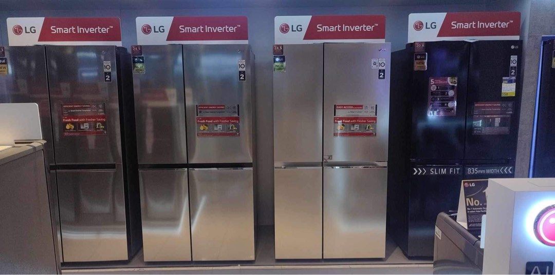 LG SIDE BY SIDE INVERTER REFRIGERATOR RVS-B243PZ RVS-B245PZ RVS-M245NS ...