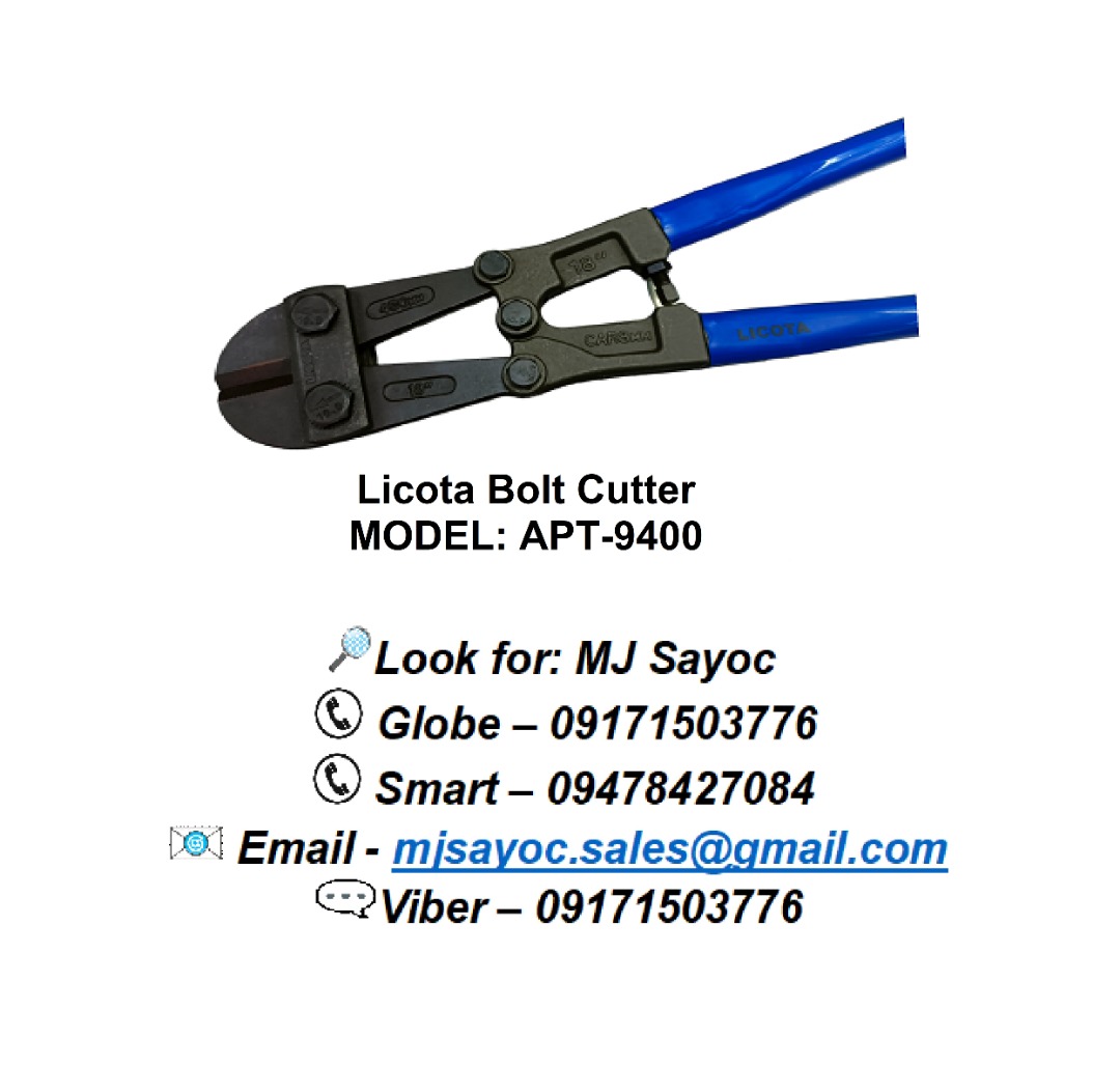 Licota Bolt Cutter MODEL: APT-9400, Commercial & Industrial ...