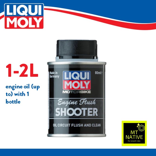Liqui Moly Additive Engine Flush Shooter Chain Lube Chain & Brake Cleaner Oil Additive MOS2 Bike ...
