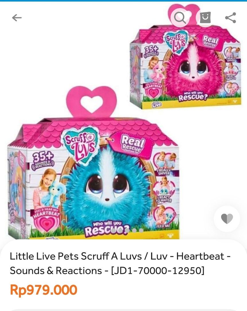 Little Live Pets Scruff A Luvs / Luv - Heartbeat - Sounds & Reactions ...