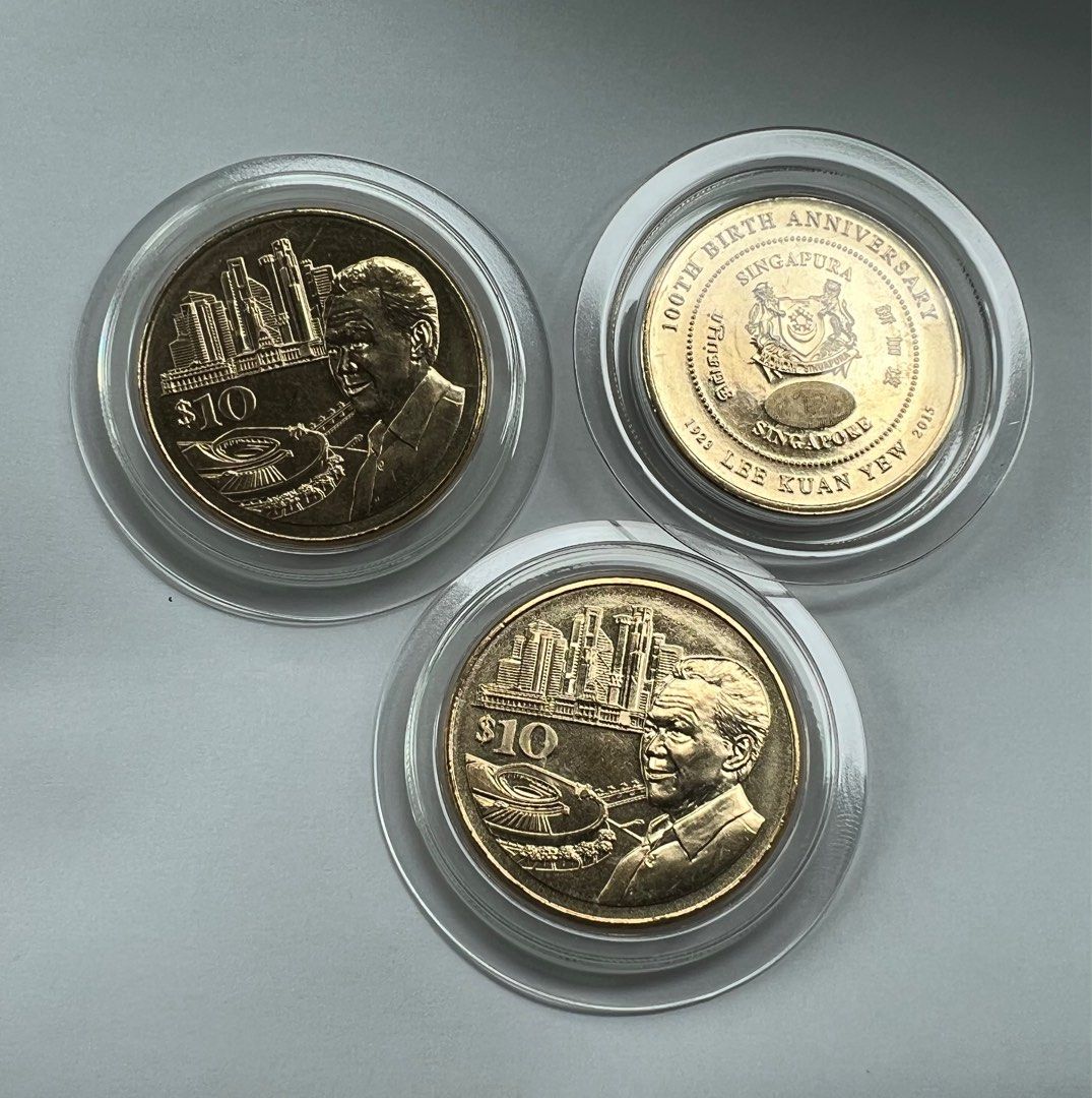 LKY100 coin (individual or set of 5), Hobbies & Toys, Memorabilia ...