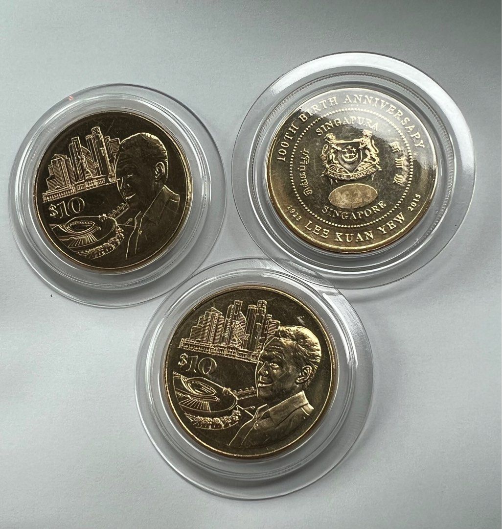 LKY100 coin (individual or set of 5), Hobbies & Toys, Memorabilia ...
