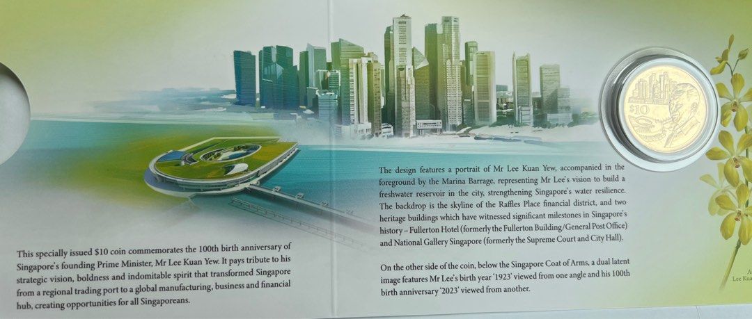 LKY100 coin (individual or set of 5), Hobbies & Toys, Memorabilia ...