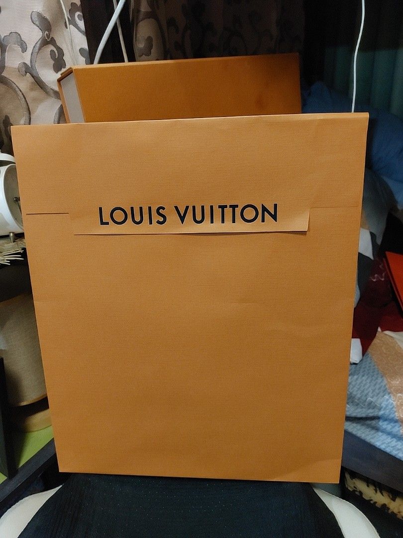 LV Paper Bag, Luxury, Bags & Wallets on Carousell