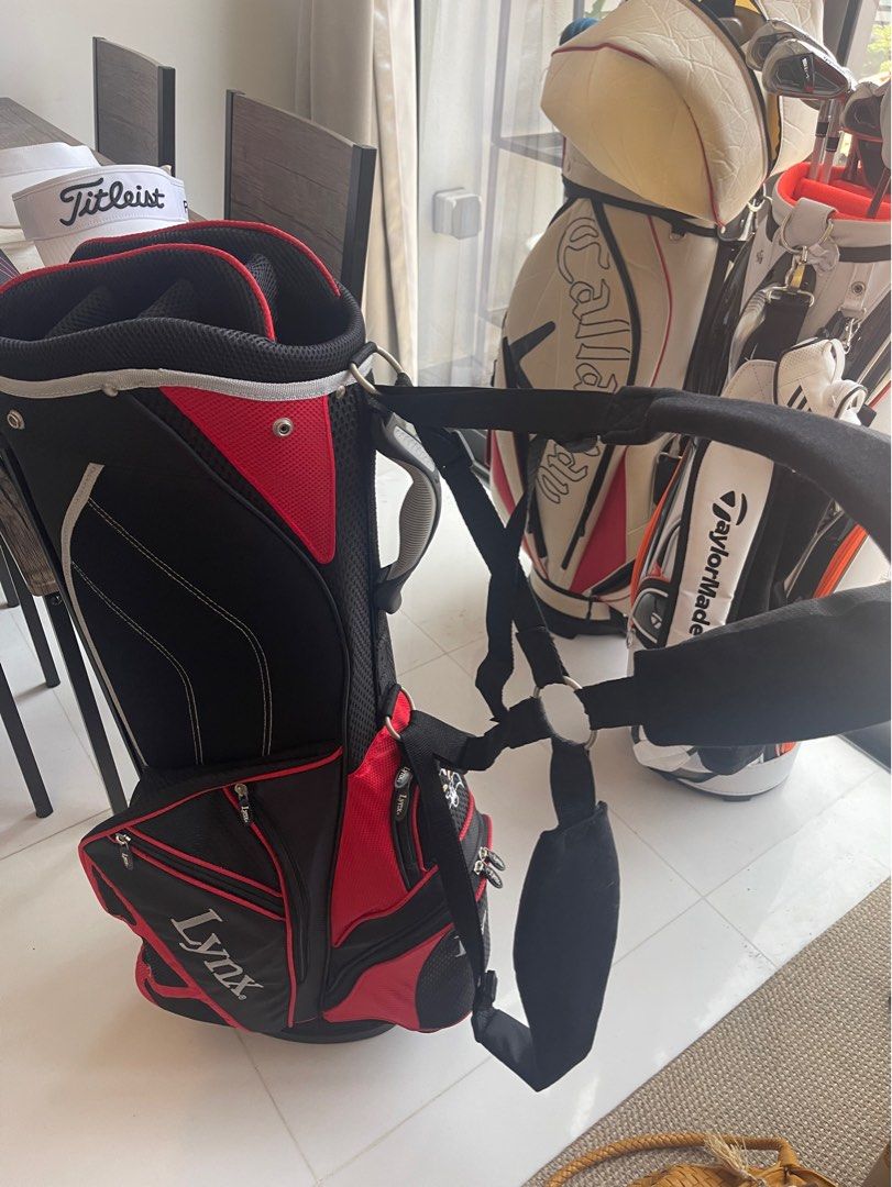 *Charity Drive* Lynx Golf Bag with Stand and Shoulder Carrier, Sports ...